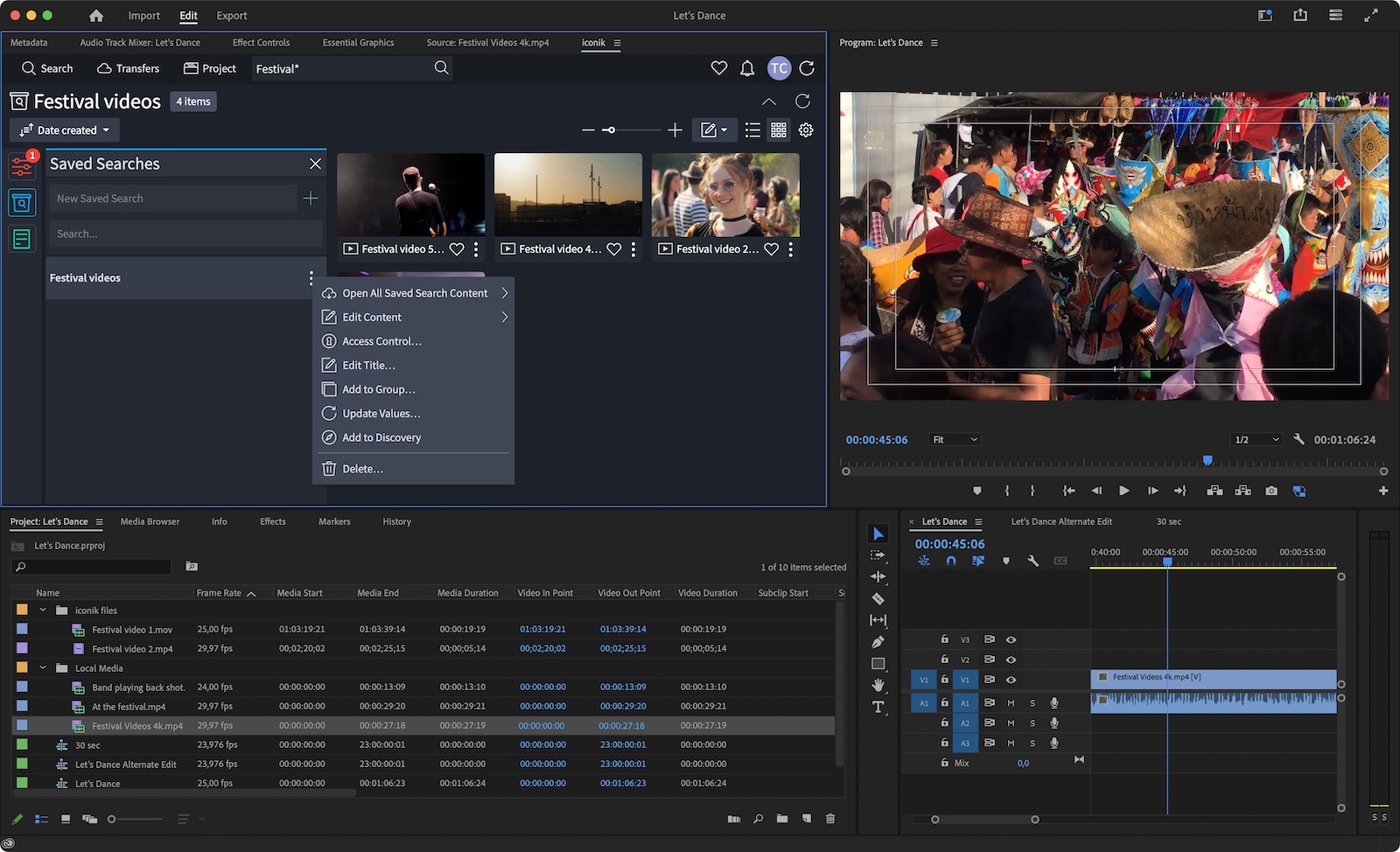 What’s New in iconik – The Adobe Panel gets fresh features!